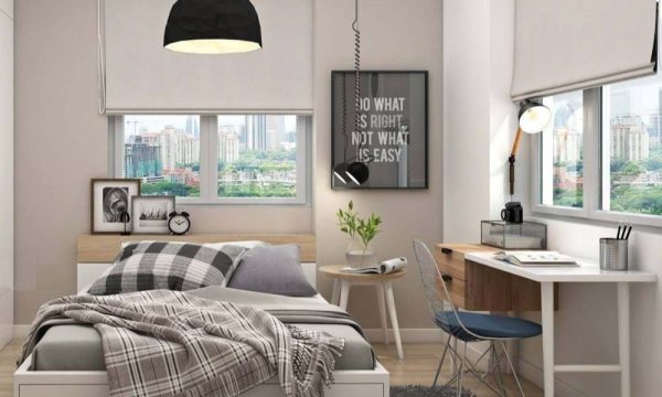 10+ Mẫu thiết kế phòng ngủ 7m2 đẹp, đơn giản và tiện nghi